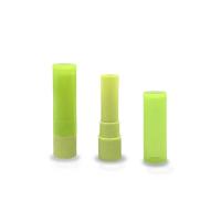 China Twist Up Closure PP Green Lip Balm Tubes Refillable Lip Balm Tube 5g for sale