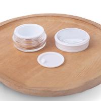 China Deluxe  5g Plastic Cosmetic Packaging Jar OEM ODM Logo Available for sale