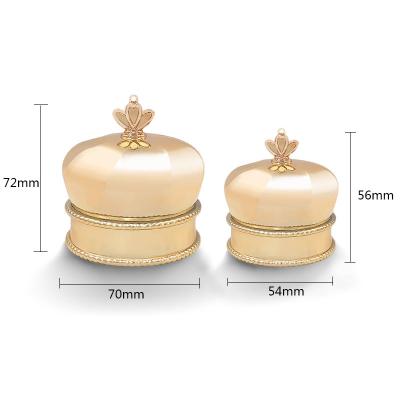 China Exquisite Cosmetic Packaging Jar Plastic Cream Container 54mm 70mm Diameter for sale