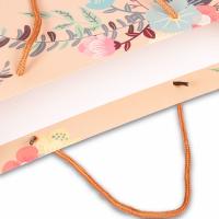 China Customizable Paper  Shopping Bags Lightweight Plastic Grocery Bags With Handles for sale