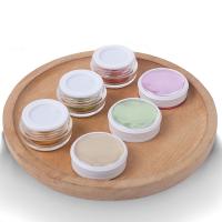 China Multipurpose  4 Oz Plastic Cosmetic Jars Clear Acrylic Jars Unbreakable for sale