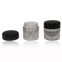 China Transparent  1-3g Cream Jars Cosmetic Packaging Hygienic Wear Resistance for sale