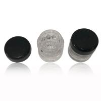 China Transparent  1-3g Cream Jars Cosmetic Packaging Hygienic Wear Resistance for sale