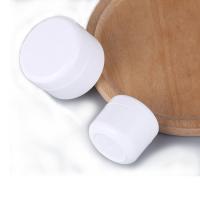 China Empty Face Cream White Plastic Cosmetic Jars Unbreakable SGS Approval for sale