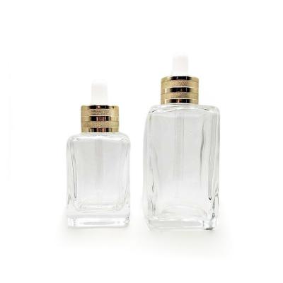 China OEM ODM 50 Ml Glass Dropper Bottles Recycable Empty Skincare Bottles for sale