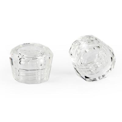 China ABS Material Clear Cosmetic Packaging Jar 5g For Skincare Products for sale