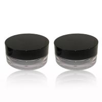 China Round ABS / PP Empty Loose Powder Case Private LOGO Lightweight for sale
