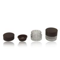 China Clear  3.5g Small Loose Powder Container With Mesh SGS Certified for sale