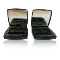 China Fashionable Durable Black Empty Compact Powder Case Non Leakage for sale