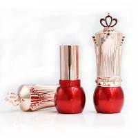 China ABS Crown Custom Lipstick Containers Irregular Shape Red Color for sale