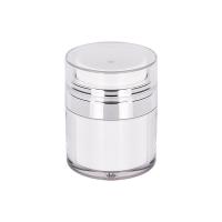 China Popular Acrylic Press Foundation Bottle Double Layer Face Cream Bottles Eye Cream Container for sale