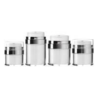 China Popular Acrylic Press Foundation Bottle Double Layer Face Cream Bottles Eye Cream Container for sale