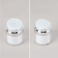 China Popular Acrylic Press Foundation Bottle Double Layer Face Cream Bottles Eye Cream Container for sale