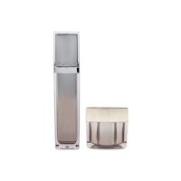 China Custom Logo Printed Makeup Packaging Collection / Cosmetic Packaging Set With Pump Sprayer Cap for sale