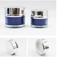 China Customized Pump And Cap Cosmetic Packaging Set With Acrylic Cap for sale