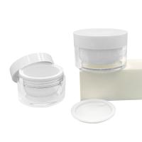 China Customizable 50g Diamond Acrylic Jar With Simple Design OEM/ODM Logo Available for sale
