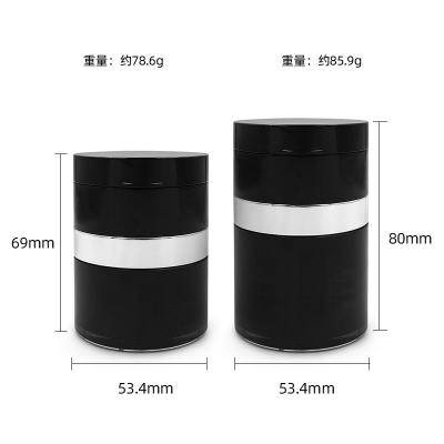 China Transparent Cosmetic Jars 5g/10g Skin Care Cream Samples Simple Design for Cosmetics for sale
