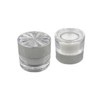 China Leak proof Diamond Acrylic Cosmetic Jar for Skin Care Cream Small 30g/50g Container for sale