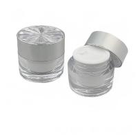 China Leak proof Diamond Acrylic Cosmetic Jar for Skin Care Cream Small 30g/50g Container for sale