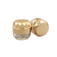 China Customizable 50g Acrylic Cosmetic Jar Diamond Jar Design Skin Care Cream Container for sale