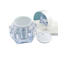 China Leak Proof Skin Care Cream Jar Simple Design 30g/50g Cosmetic Packaging With Sample for sale