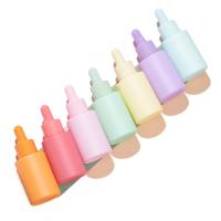 China Customized Silk Screen Printing Glass Foundation Bottle For Skin Care Cream for sale