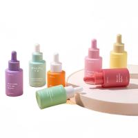 China Customized Silk Screen Printing Glass Foundation Bottle For Skin Care Cream for sale