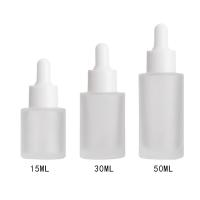 China Simple Round Glass Foundation Bottle with Free Samples Transparent Glossy Finish for sale