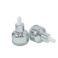 China Drop Resistant Glass Cosmetic Packaging Bottle 50g 60g with Silk Screen Printing for sale