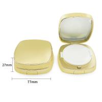 China Snap Closure Transparent Empty Cushion Foundation Case For Travel for sale