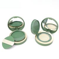 China Transparent Snap Closure Empty Cushion Foundation Case for 15g Compact Powder Skin Care Items for sale