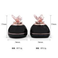 China Travel Friendly Round Compact Powder Cushion Case Transparent Refillable Compatibility for sale