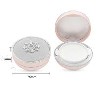 China Round Cosmetic Packaging Case for Travel with Light to Medium Coverage for sale