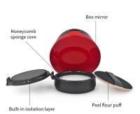 China Portable 15g Snap Closure Compact Powder Case for Makeup Skin Care and Packing Items for sale