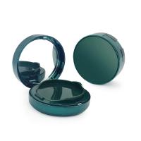 China 15g Transparent Plastic Refillable Compact Powder Case for Travel friendly Cosmetic Needs for sale