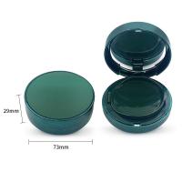 China 15g Transparent Plastic Refillable Compact Powder Case for Travel friendly Cosmetic Needs for sale