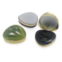 China Transparent Round Snap Closure Cushion Foundation Case With Dewy Finish for sale