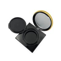 China Round Dewy Finish Snap Closure 15g Cushion Foundation Case With SPF 30 for sale
