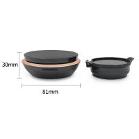 China Refillable Travel Friendly Transparent Cushion Compact Powder Case for sale