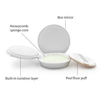 China Refillable Snap Closure Empty Cushion Foundation Case for Compact Powder for sale