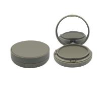 China Round Transparent Empty Cushion Foundation Case Refillable Snap Closure Travel Friendly for Cosmetics and Skin for sale