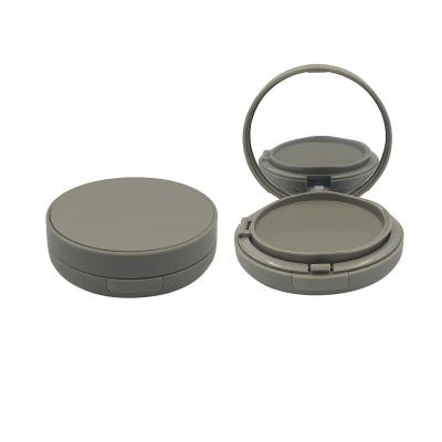 China Round Transparent Empty Cushion Foundation Case Refillable Snap Closure Travel Friendly for Cosmetics and Skin for sale