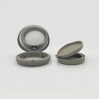 China Round Transparent Empty Cushion Foundation Case Refillable Snap Closure Travel Friendly for Cosmetics and Skin for sale