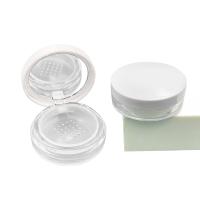 China Recyclable Transparent Loose Powder Case with Screw Cap Closure for sale