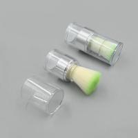 China 15g Twist Open Clear Loose Powder Case for Sustainable Custom Logo Powder Application for sale