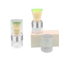 China 15g Twist Open Clear Loose Powder Case for Sustainable Custom Logo Powder Application for sale