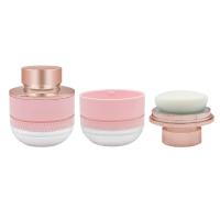 China 15g Transparent Loose Powder Case With Long lasting Durability. for sale