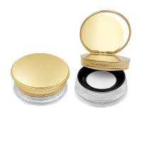 China Round Screw Cap 15g Recyclable Empty Loose Powder Case in Transparent Color for sale