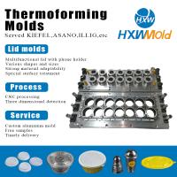 China Plastic Mold Multi station Thermoforming Punching and Cutting Cup Lid Mold for sale