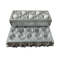 China CNC Aluminum Salad Mold with Polished Surface for Food Grade 12 Cavity Vacuum Forming Mold for sale